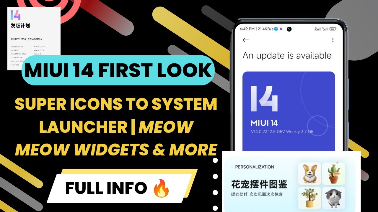 MIUI 14: Stable Update Rolled Out | New Super Icons | Meow Meow Widgets ...