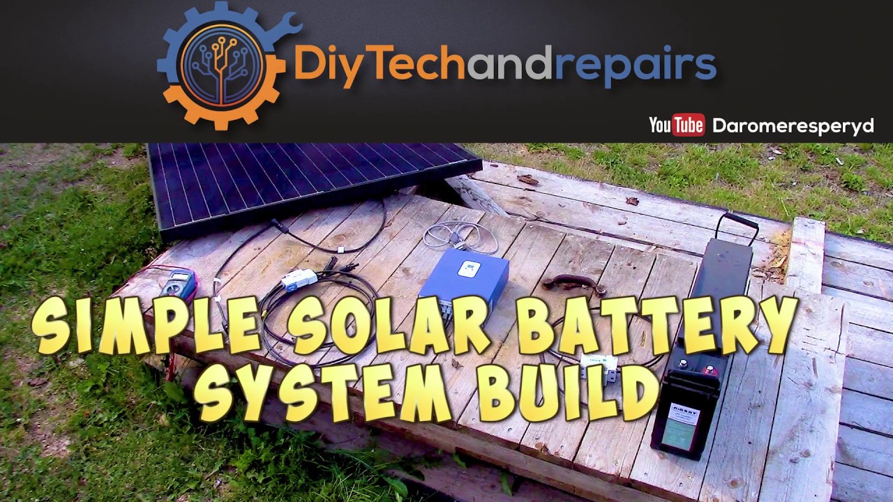 Build a basic solar electric system - Basic install! - YouTube