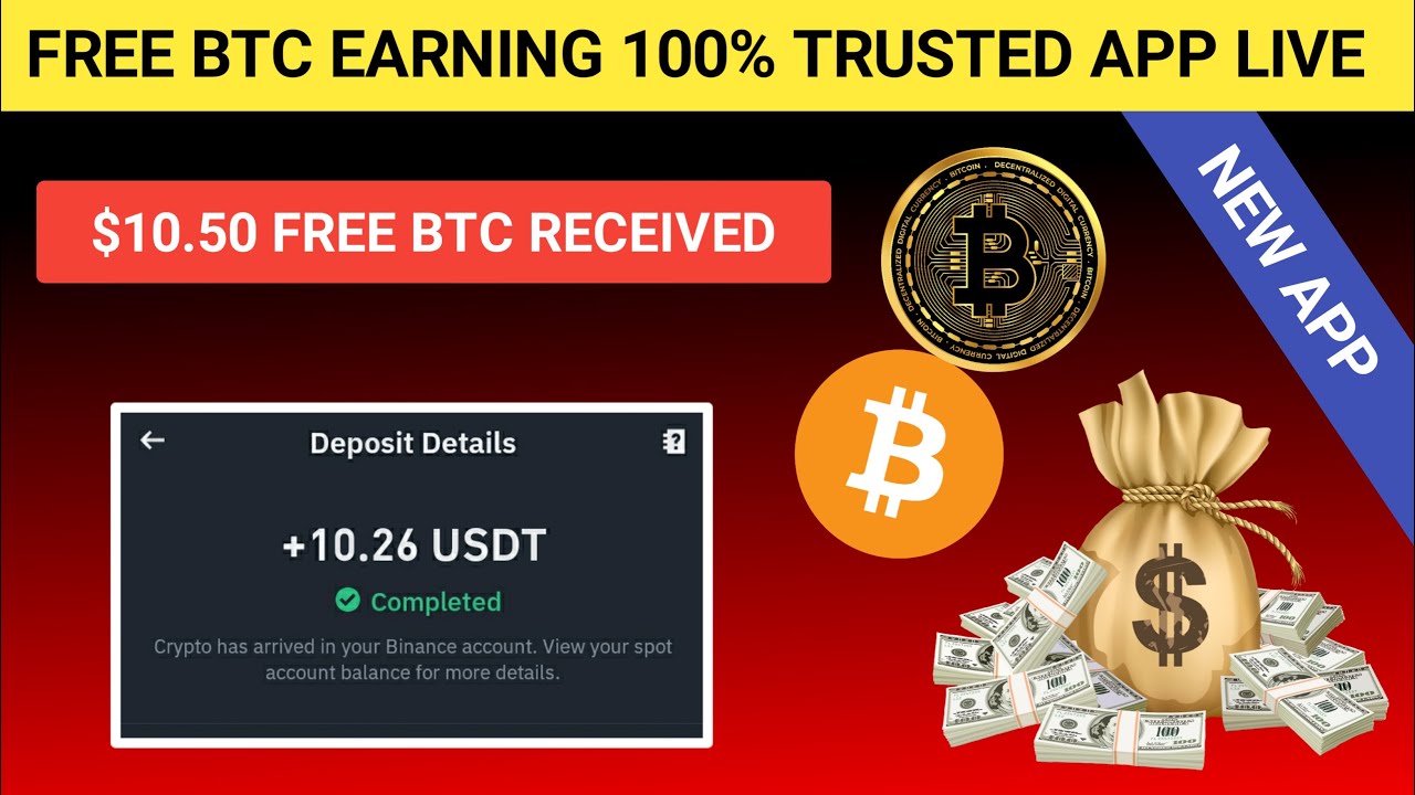 FREE BTC EARNING APP || BITCOIN FREE EARNING || BTC FREE MINING || BTC ...