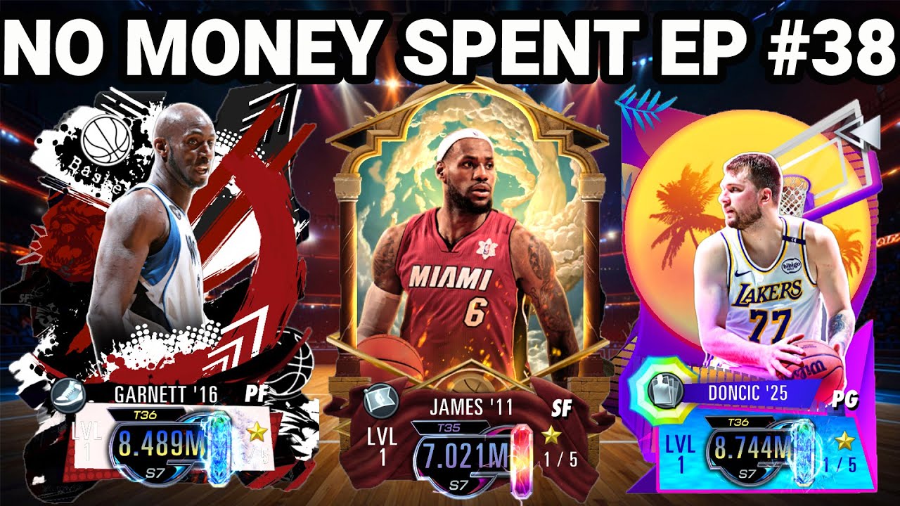 NBA 2K Mobile No Money Spent Ep 38 - CRAZY FREE PULLS & GAMEPLAY - YouTube