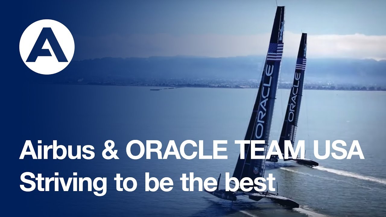Striving to be the best: Airbus partners with ORACLE TEAM USA - YouTube