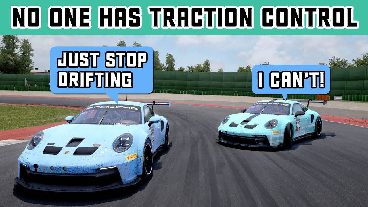 ACC With No Traction Control Is Hilarious | RIP-Racing Porsche Cup ...