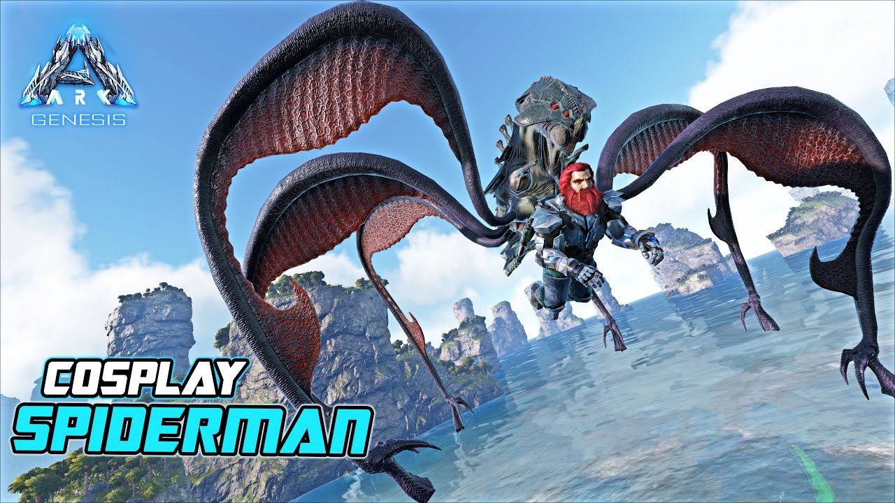 KITA JADI SPIDERMAN DI GENESIS ️ ARK: Survival Evolved GENESIS 1 STORY ...