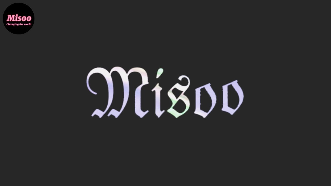 MISOO OFFICIAL LOGO MOTION - YouTube