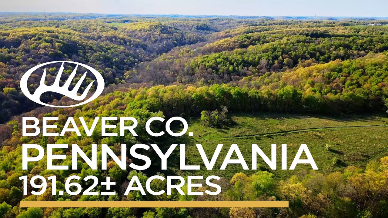 Beaver County, PA 191.62± Acres - YouTube