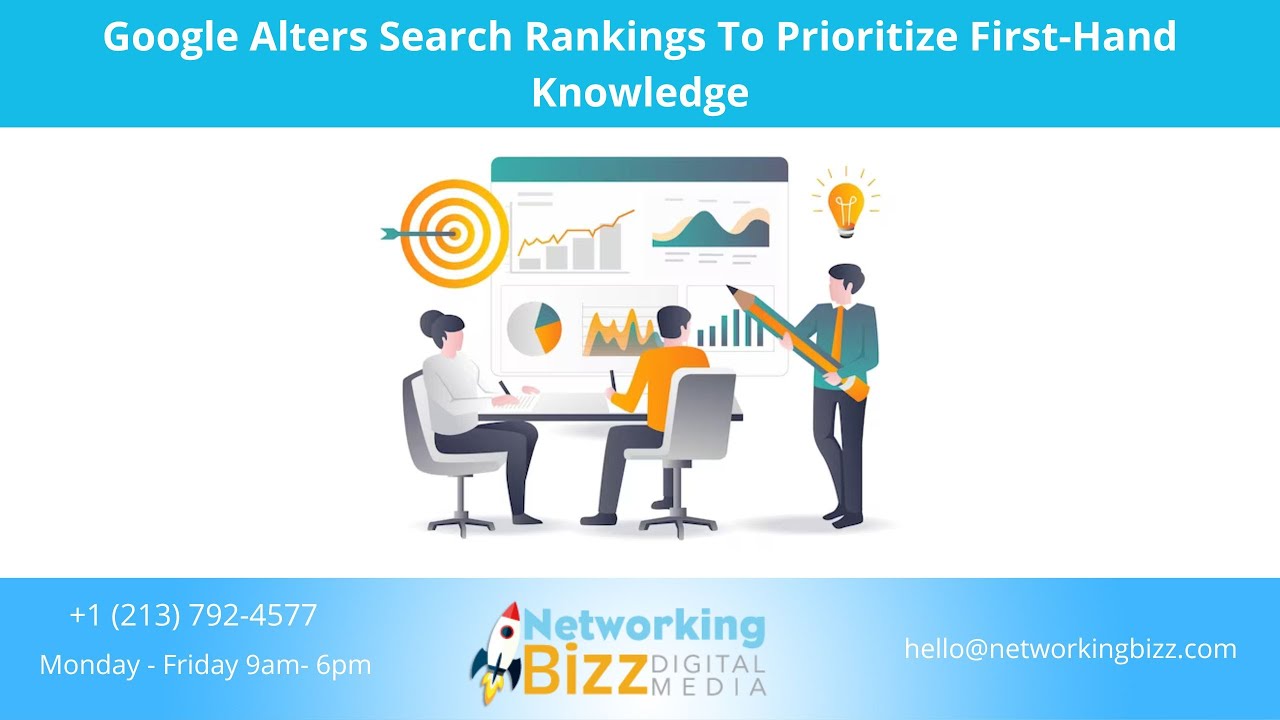 Google Alters Search Rankings To Prioritize First-Hand Knowledge - YouTube