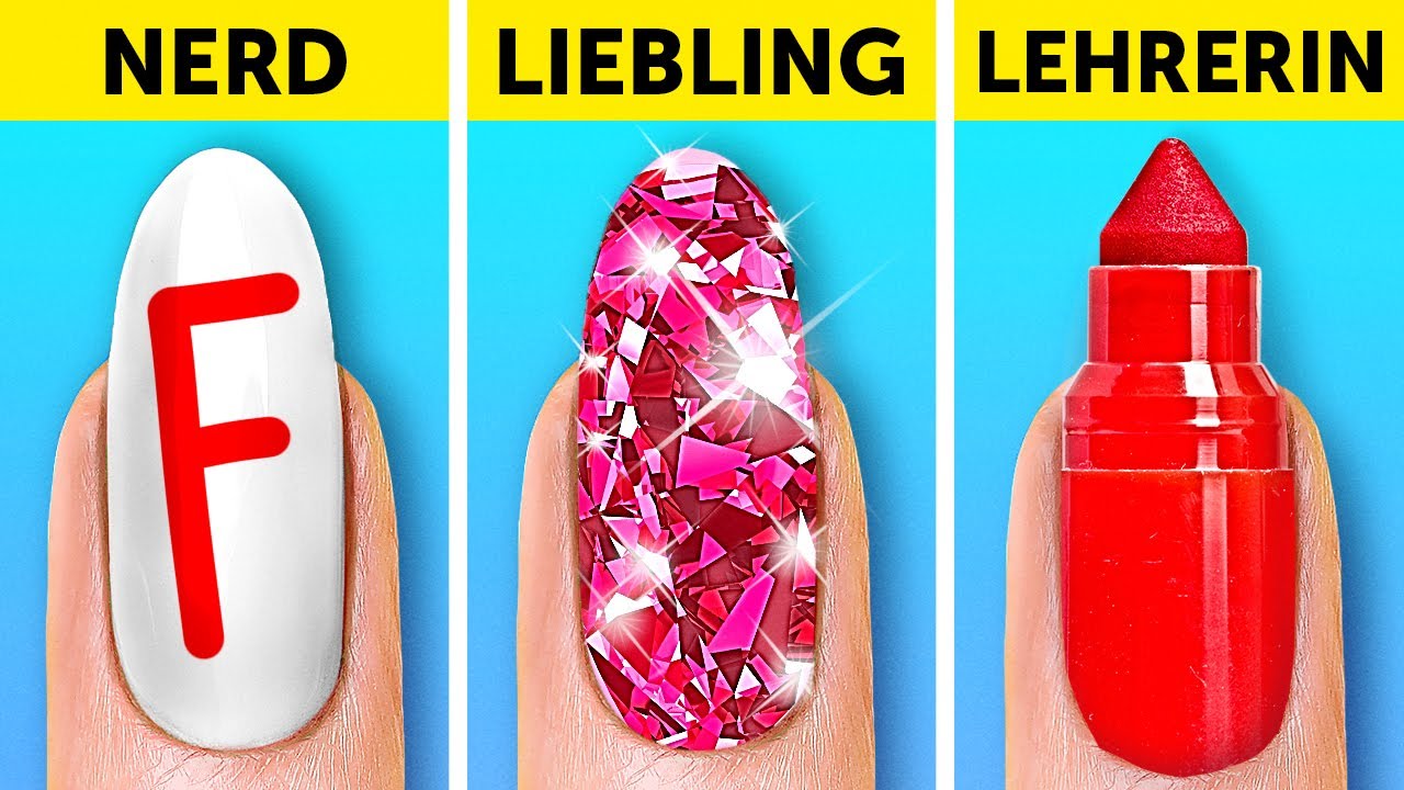 STREBERIN GEGEN BELIEBTES MÄDCHEN || verrückte Schul-Hacks & Tricks auf ...