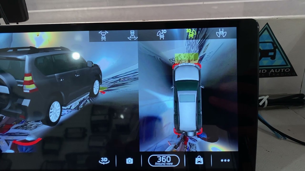 Toyota Land Cruiser Prado 4ch 360 camera - YouTube