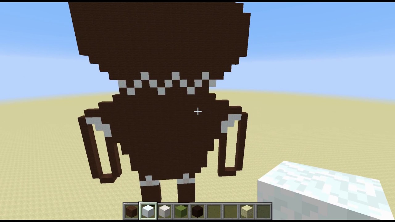 Minecraft Gingerbread Man Building Challenge - YouTube