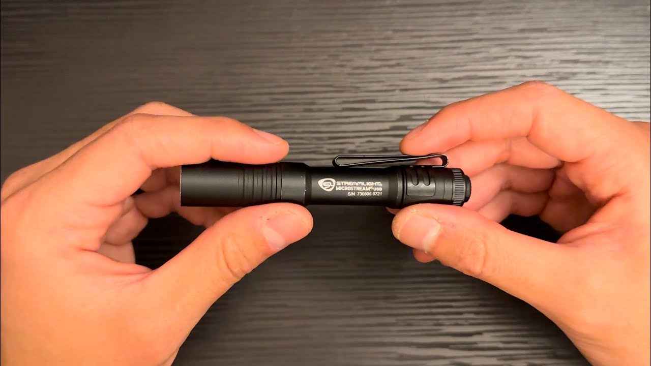 My 1st EDC Flashlight - black Streamlight Microstream USB (1 Year ...