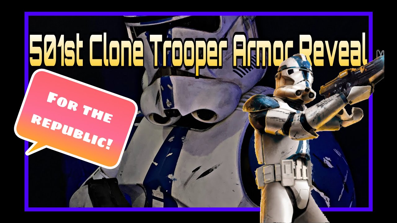 501st Clone Trooper Armor Build Final Reveal - YouTube