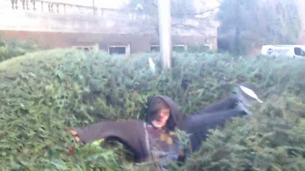 Bush jumping #1 - YouTube