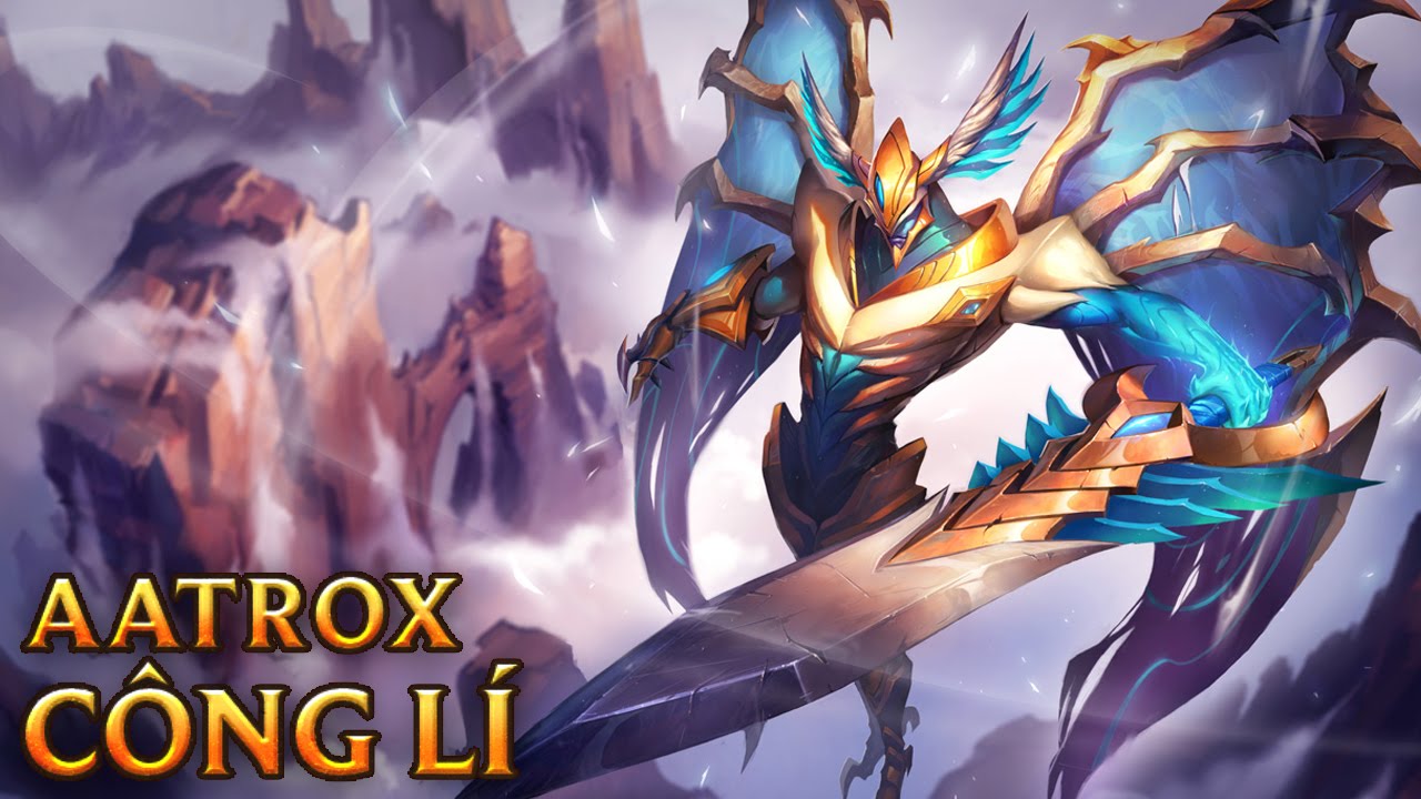 Aatrox Công Lí - Justicar Aatrox - Skins lol - YouTube