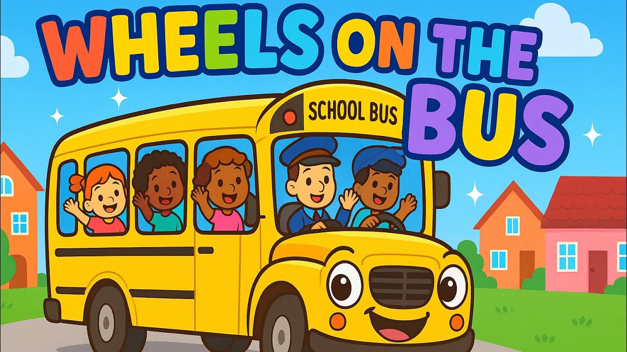 Wheels on the Bus 🚌 | Nursery Rhymes for Kids | Cartoon Song for ...