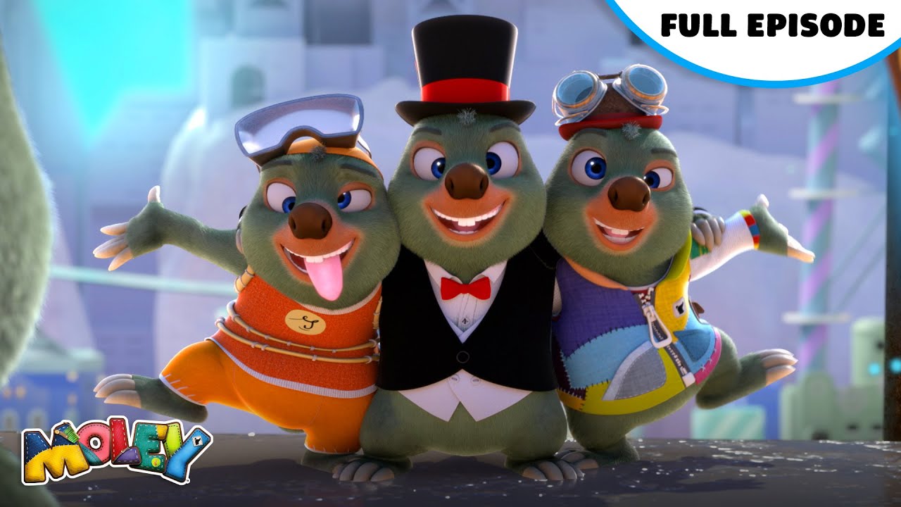 🌟 "Too Many Moleys!" 🌟 | Moley | FULL EPISODE | Kids Animated Cartoon ...