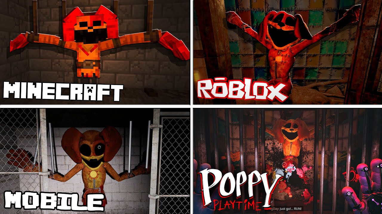 Poppy Playtime Chapter 3 Deep Sleep vs Minecraft vs Roblox - YouTube