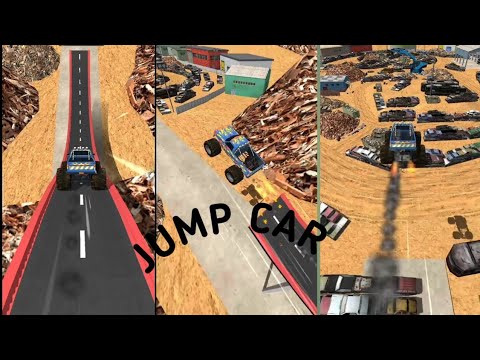 JUMP CAR GAME AND REAL LIFE - YouTube