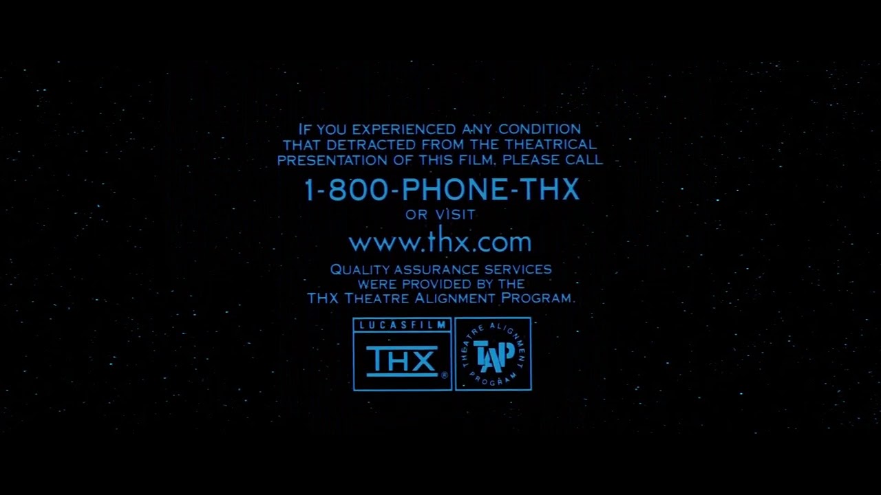 THX Theatre Alignment Program/Released by Columbia Pictures (1983/1997 ...