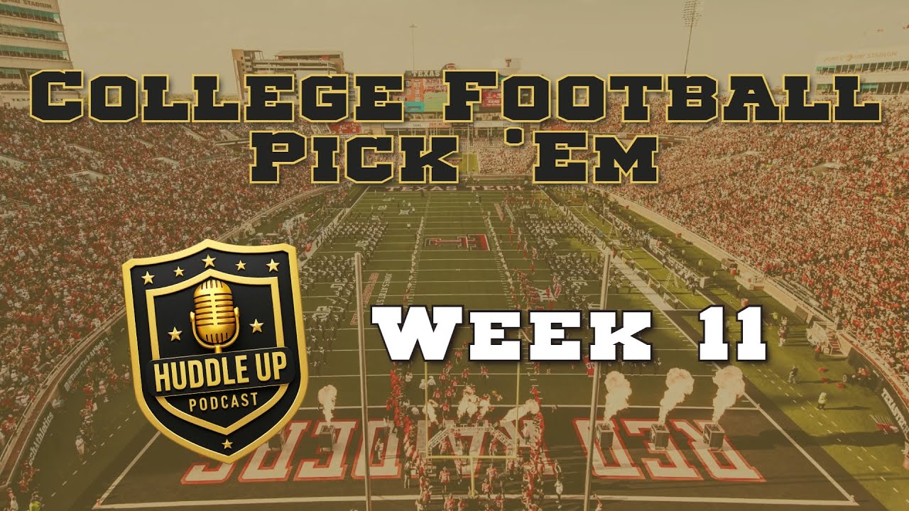 CFB Week 11 Pick Em - YouTube