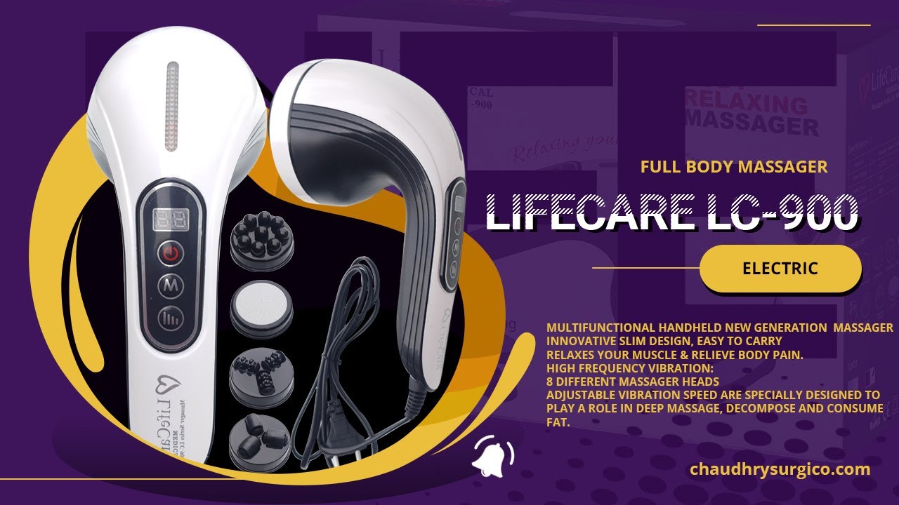 Body Massager Machine Lifecare LC 900 Electric – Massager for pain ...
