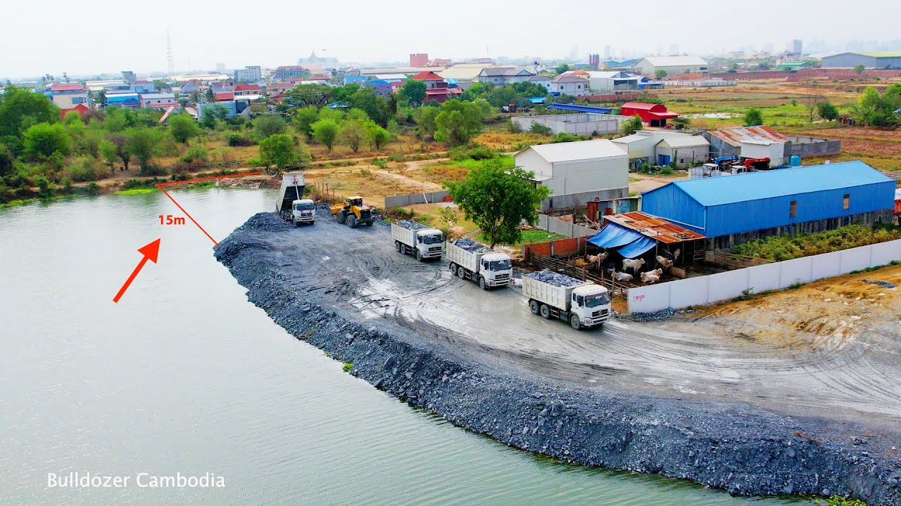 THIS BIG PROJECT PAVING THE ROAD IS 80% COMPLETED THE PROJECT WORK FAST ...