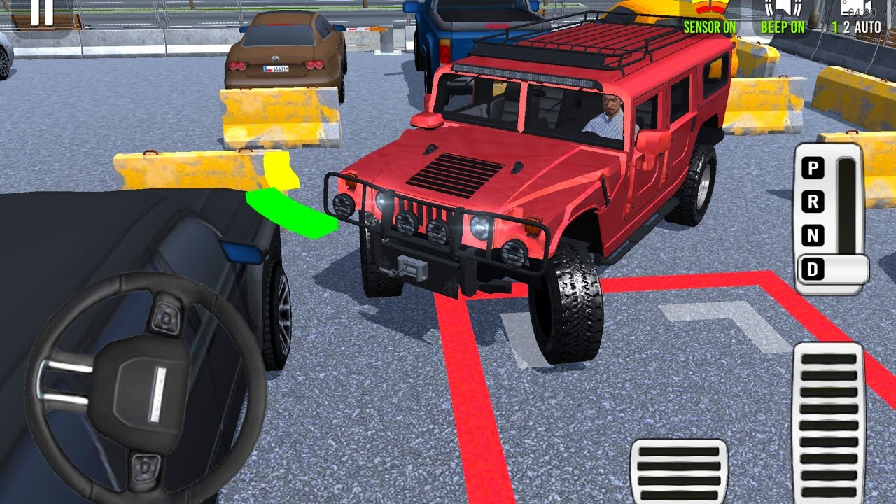 Hummer SUV Driving License Simulator - Car Stand Parking - Car Game ...