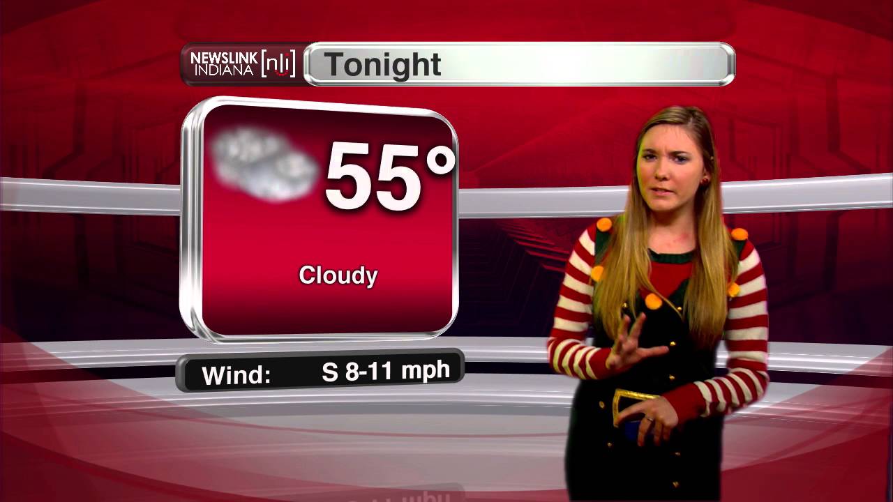 NewsLink Indiana Weather 12/11/2015 -- Molly Coates - YouTube