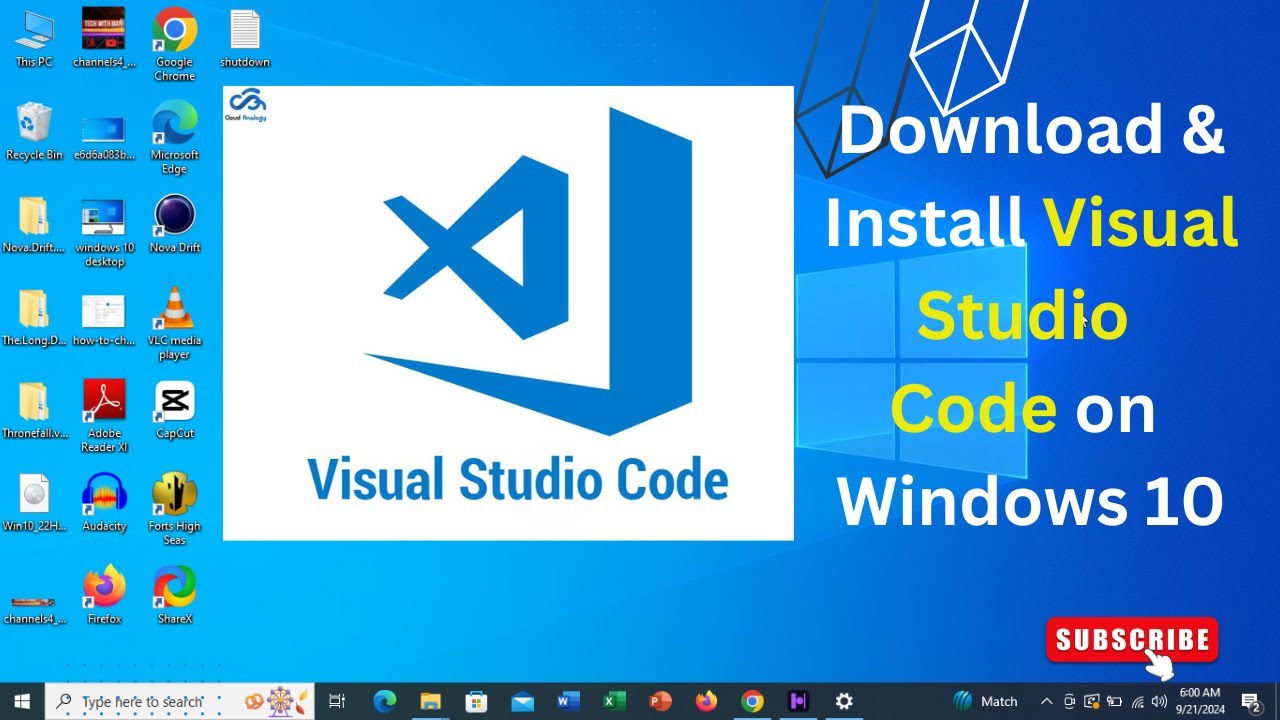 How to Download and Install Visual Studio Code on Windows 10 [2024 ...