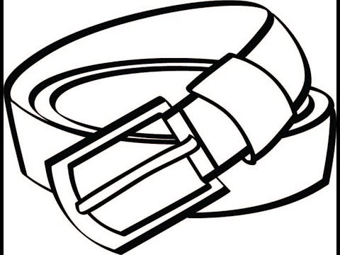 Find A Quick Way To how to draw belt - YouTube
