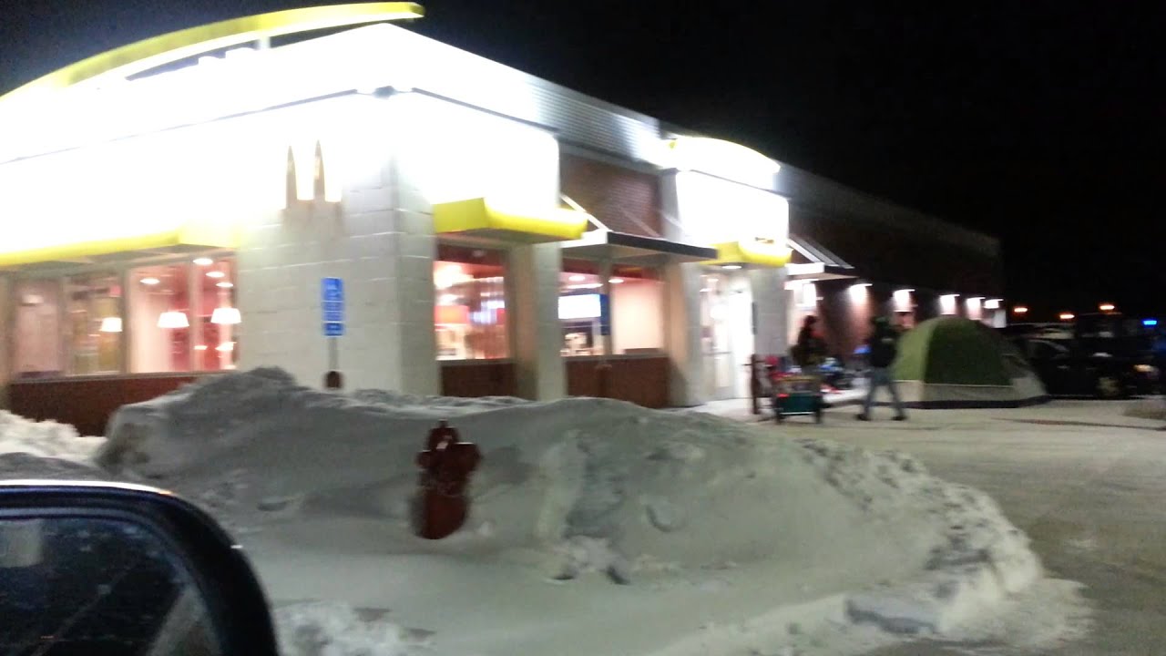 Camping out at McDonald's for Big Mac for a year. - YouTube