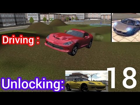 Driving Dodge Viper. Extreme car driving simulator part #18 # ...