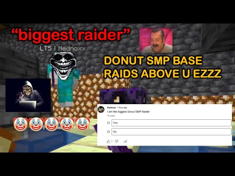 Raiding the "biggest raider" on the donut SMP - YouTube
