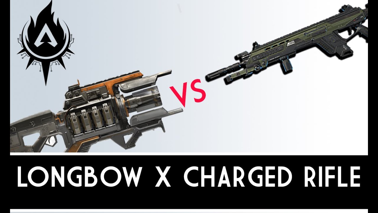 APEX LEGENDS - CHARGED RIFLE VS LONGBOW - YouTube