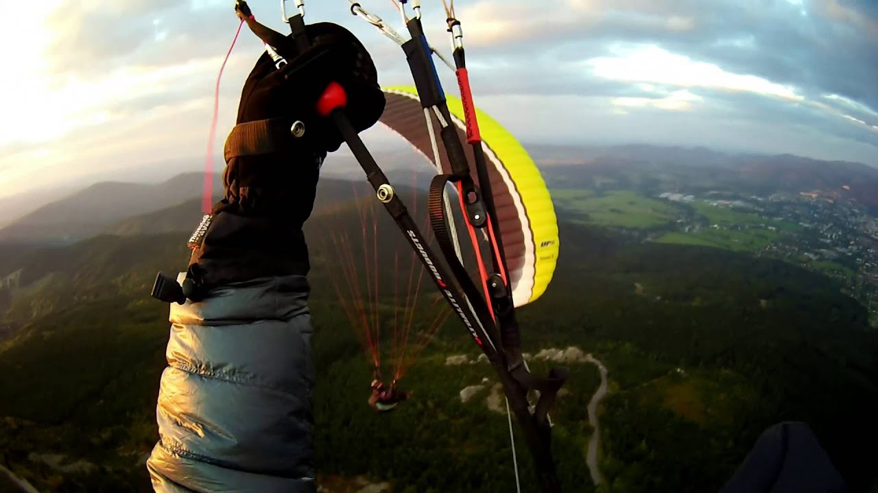 GoPro Paragliding Ještěd - YouTube