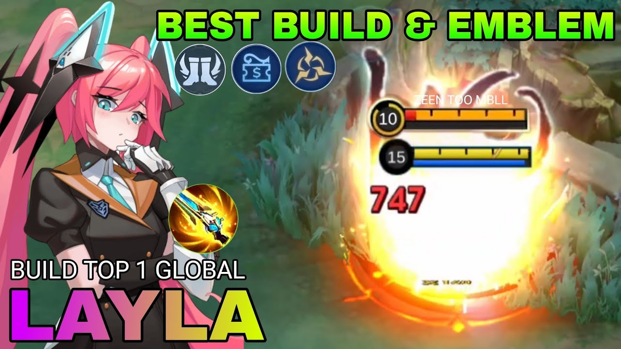 NEW BEST BUILD & EMBLEM FOR LAYLA SOLO RANKED GAME!!🔥 (easy win) - MLBB ...