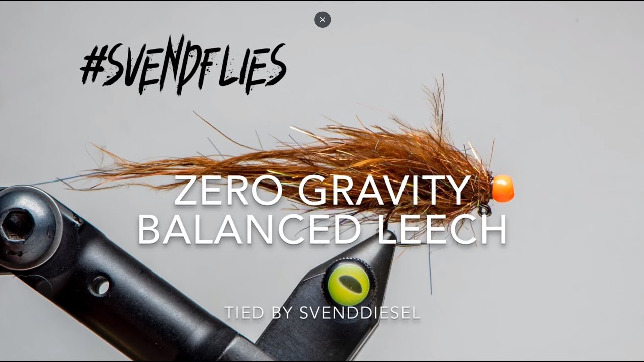 The Zero Gravity Balanced Leech Fly Pattern Tutorial - YouTube