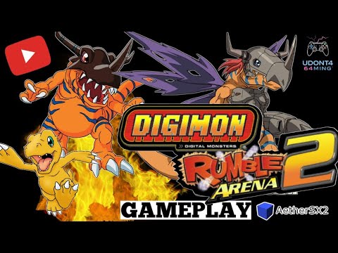 Digimon Rumble Arena 2: The Ultimate Digimon Brawl | AETHERSX2 | PS 2 ...
