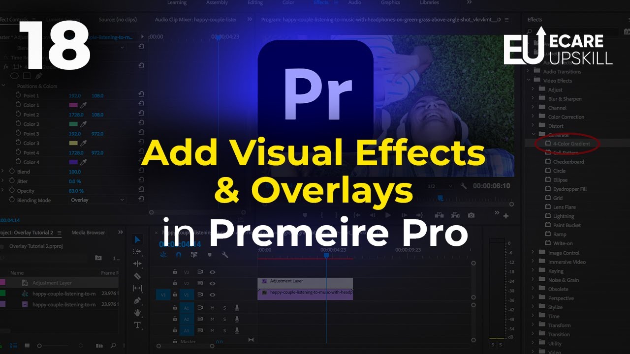 How to add Overlays in Premiere Pro - YouTube