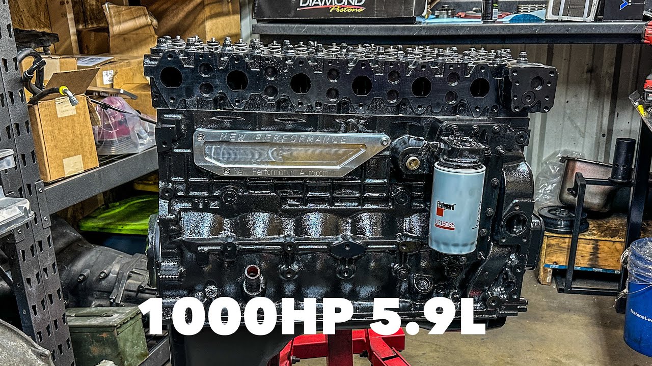 1000HP 5 9 CUMMINS ENGINE ASSEMBLY YouTube