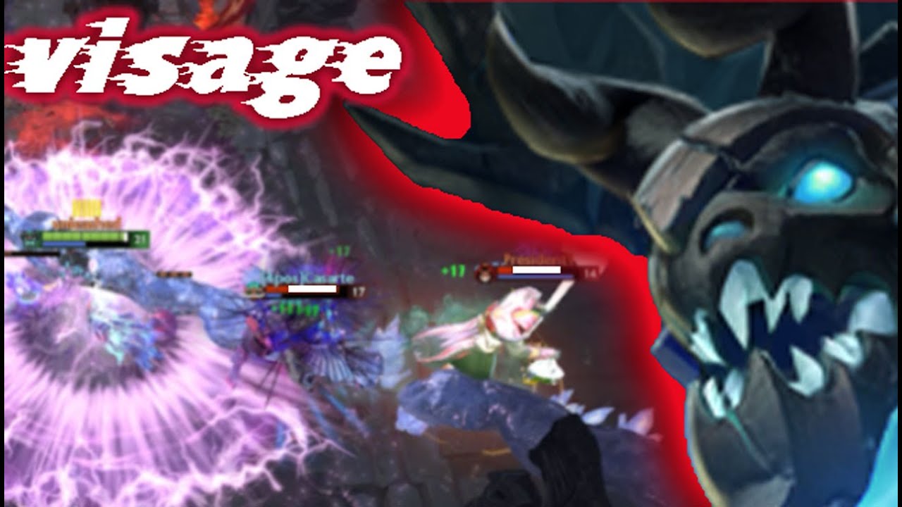Visage Dota 2 offlane Gameplay ! Best Carry Meta Support - YouTube