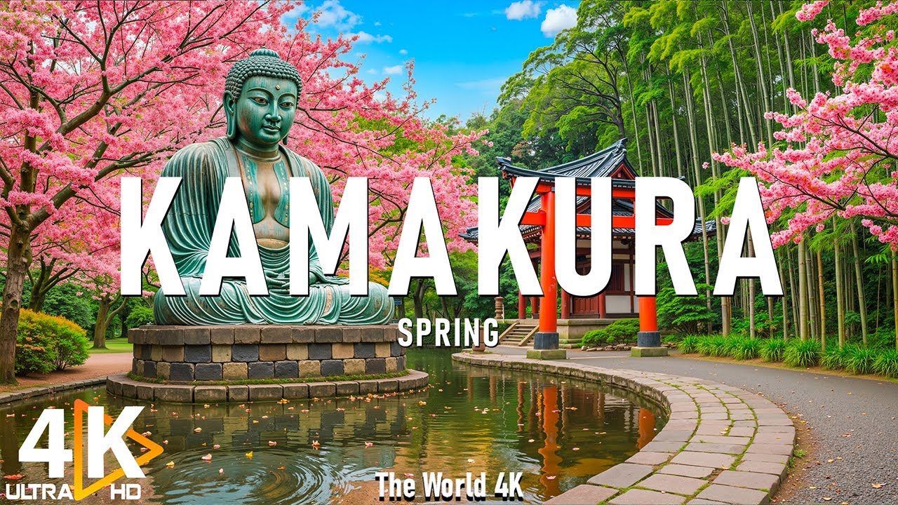 Spring Kamakura 4K, Japan 🌸 Wandering Through Hasedera Temple & the ...