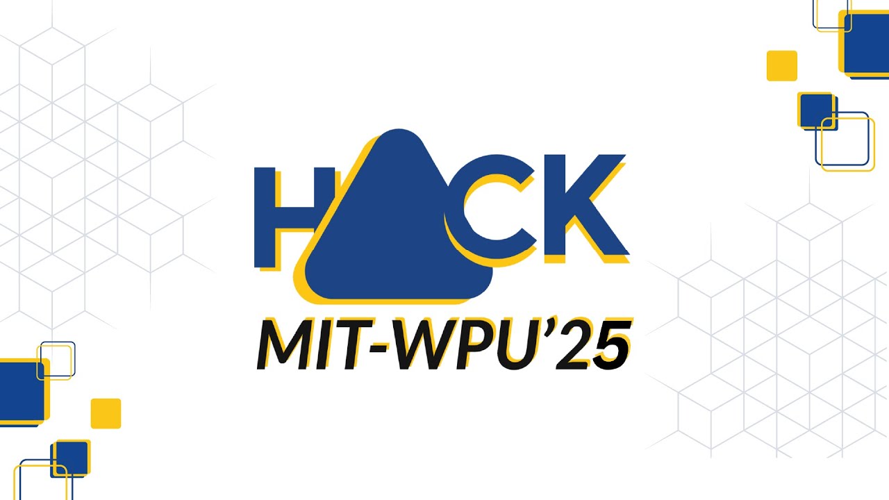 Hack MIT-WPU'25| Design Innovation Series | MIT-WPU 2025 - YouTube