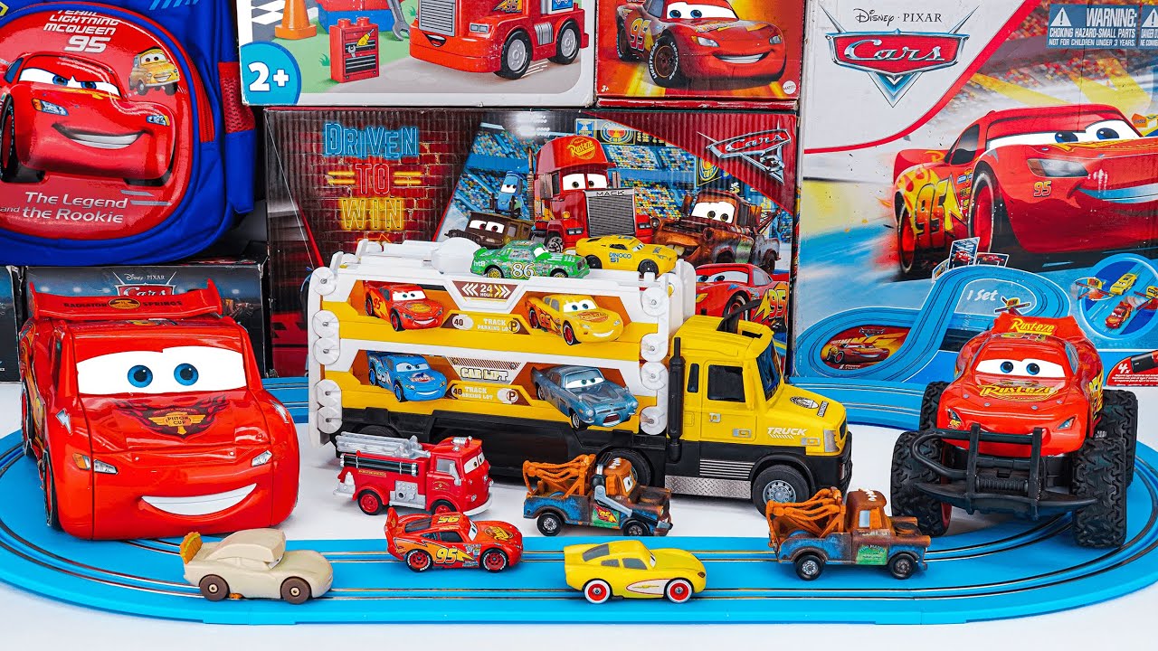 Disney Pixar Cars Unboxing Review | Disney Pixar Cars Transform Truck ...