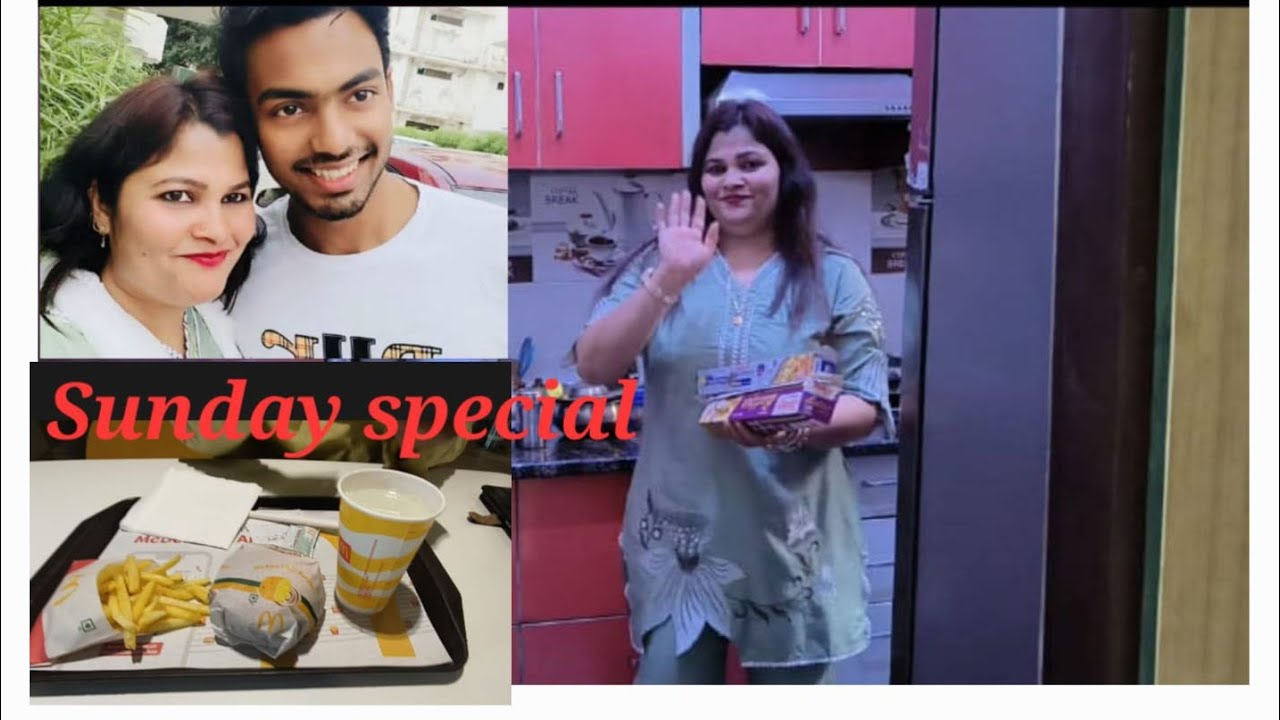 Sunday huya special😍|| in ke sath kari burger 🍔 party #burger #party ...