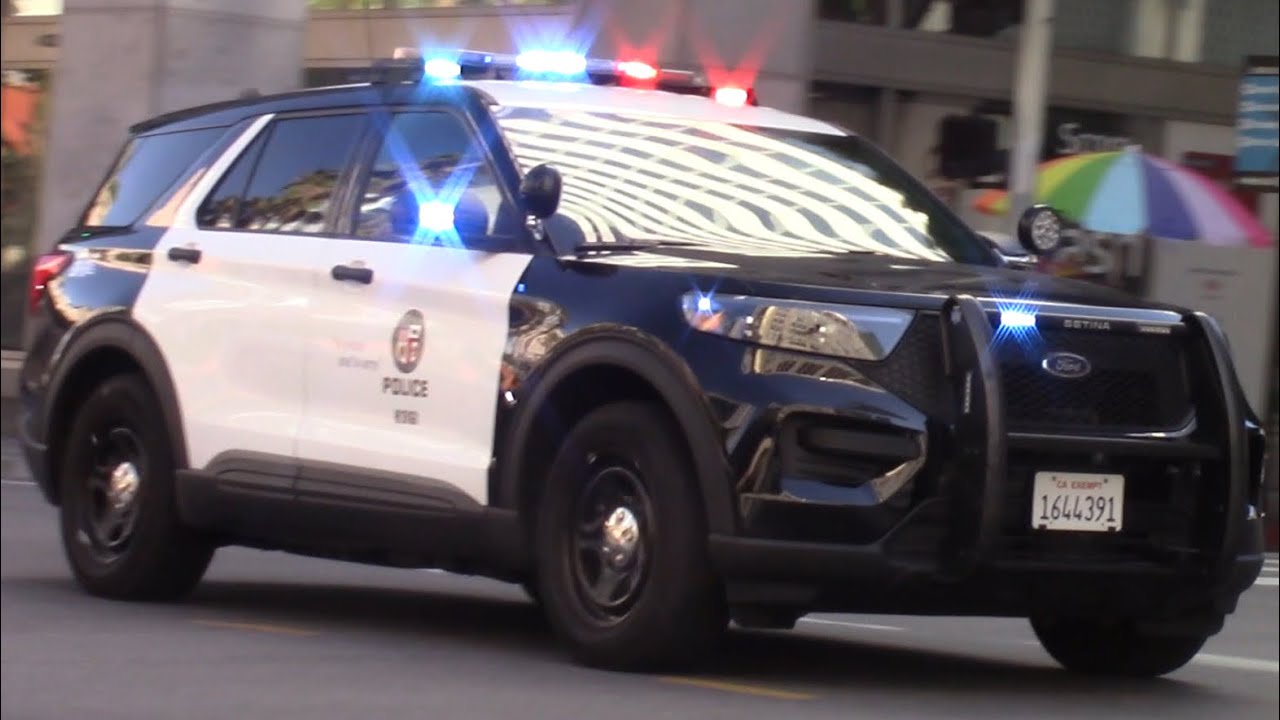 LAPD Central Traffic Unit responding - YouTube