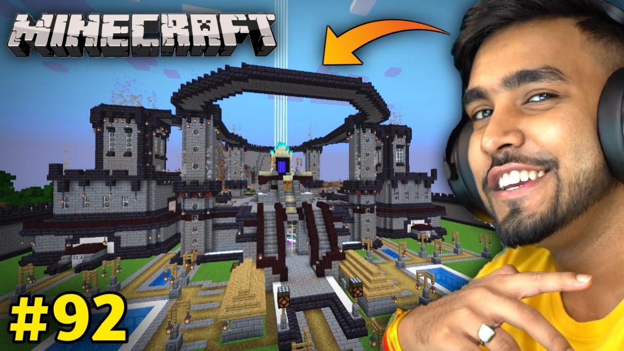 UPGRADING TECHNO GAMERZ CASTLE | TECHNO GAMERZ MINECRAFT GAMEPLAY #92 ...