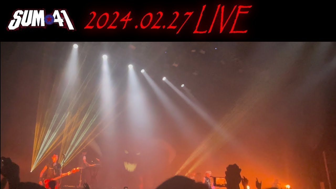 [SUM41 LIVE 02.27] Pieces - YouTube