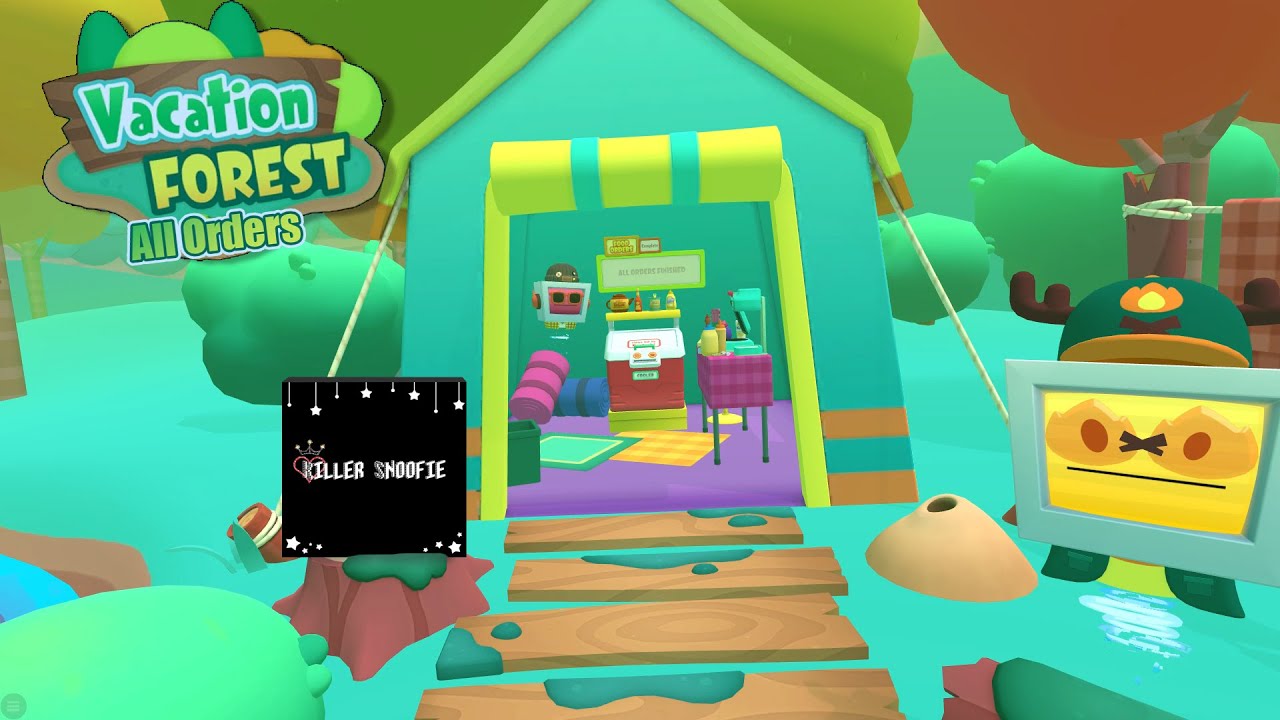 Vacation Simulator: Vacation Forrest All Orders Walkthrough (No Talking ...