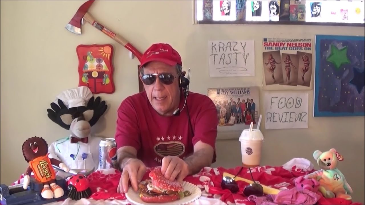 A CLASSIC***BURGER KING**THE ANGRY RED WHOPPER***OUCH that sucker is ...