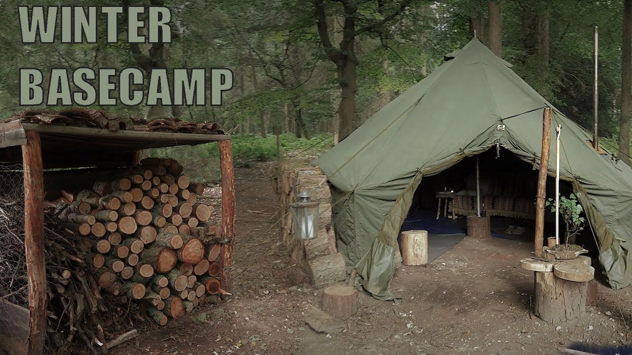 Arctic Tent BASECAMP | Preparing for Winter - YouTube